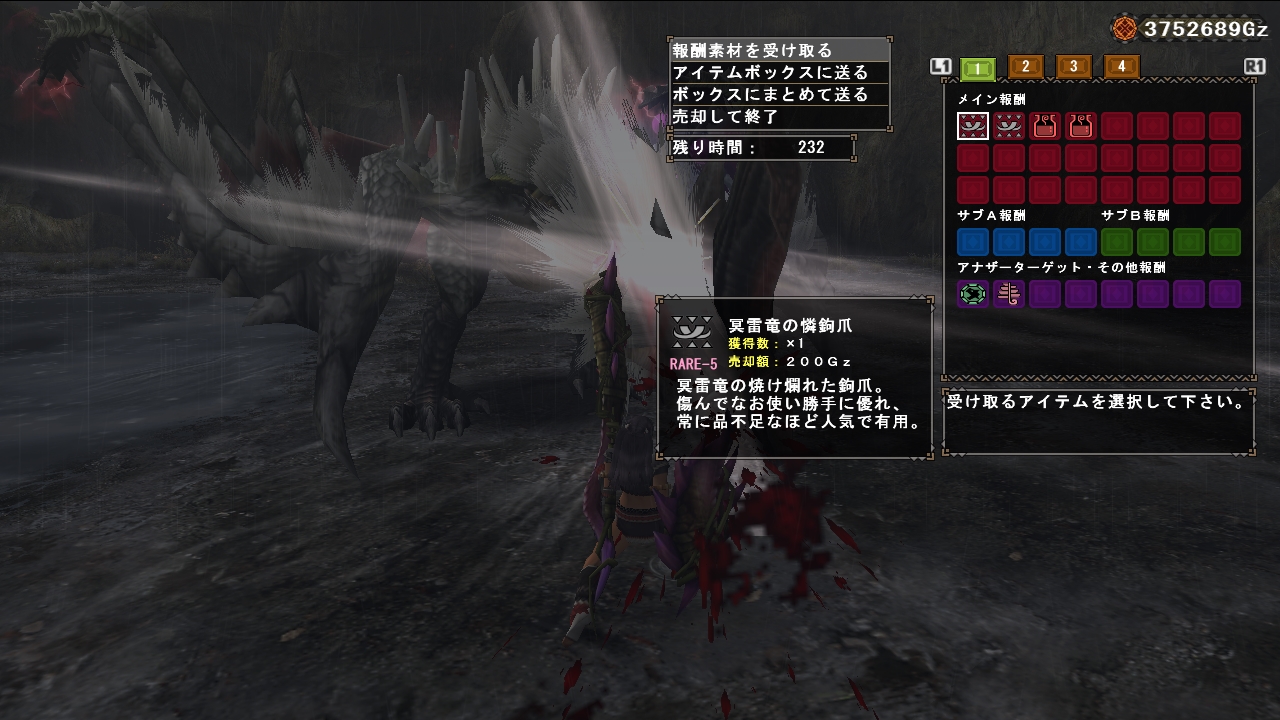 MHF～極道～: 【MHF-Z】裸ランスで800辿異ドラを討伐してやった