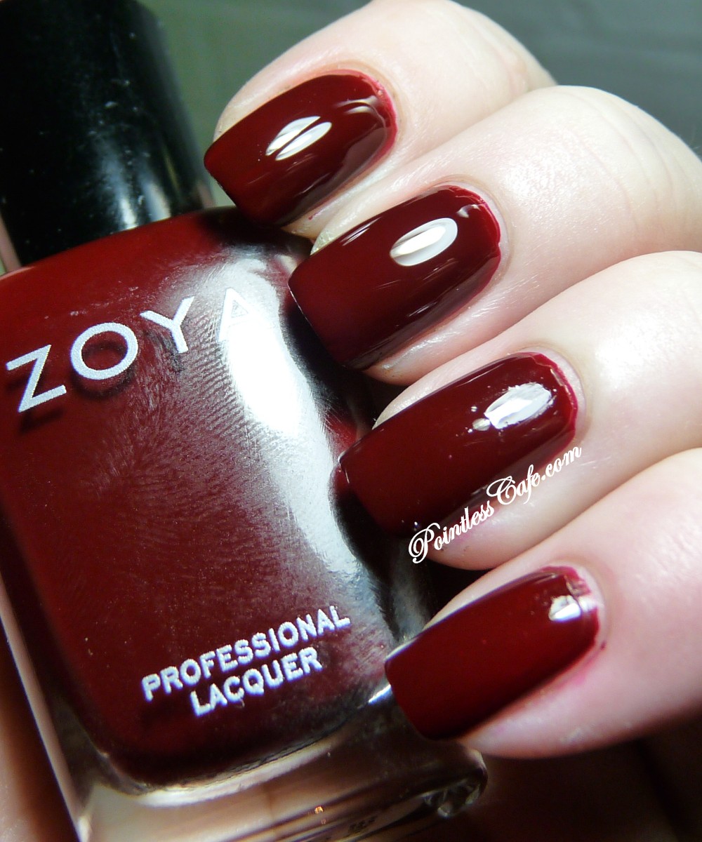 Pointless Cafe: NOTD: Zoya Dakota with Wet n Wild Can Can You Hang the ...