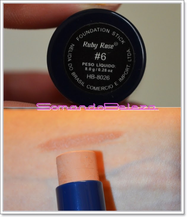 SOMANDO BELEZA: BASE EM BASTÃO RUBY ROSE