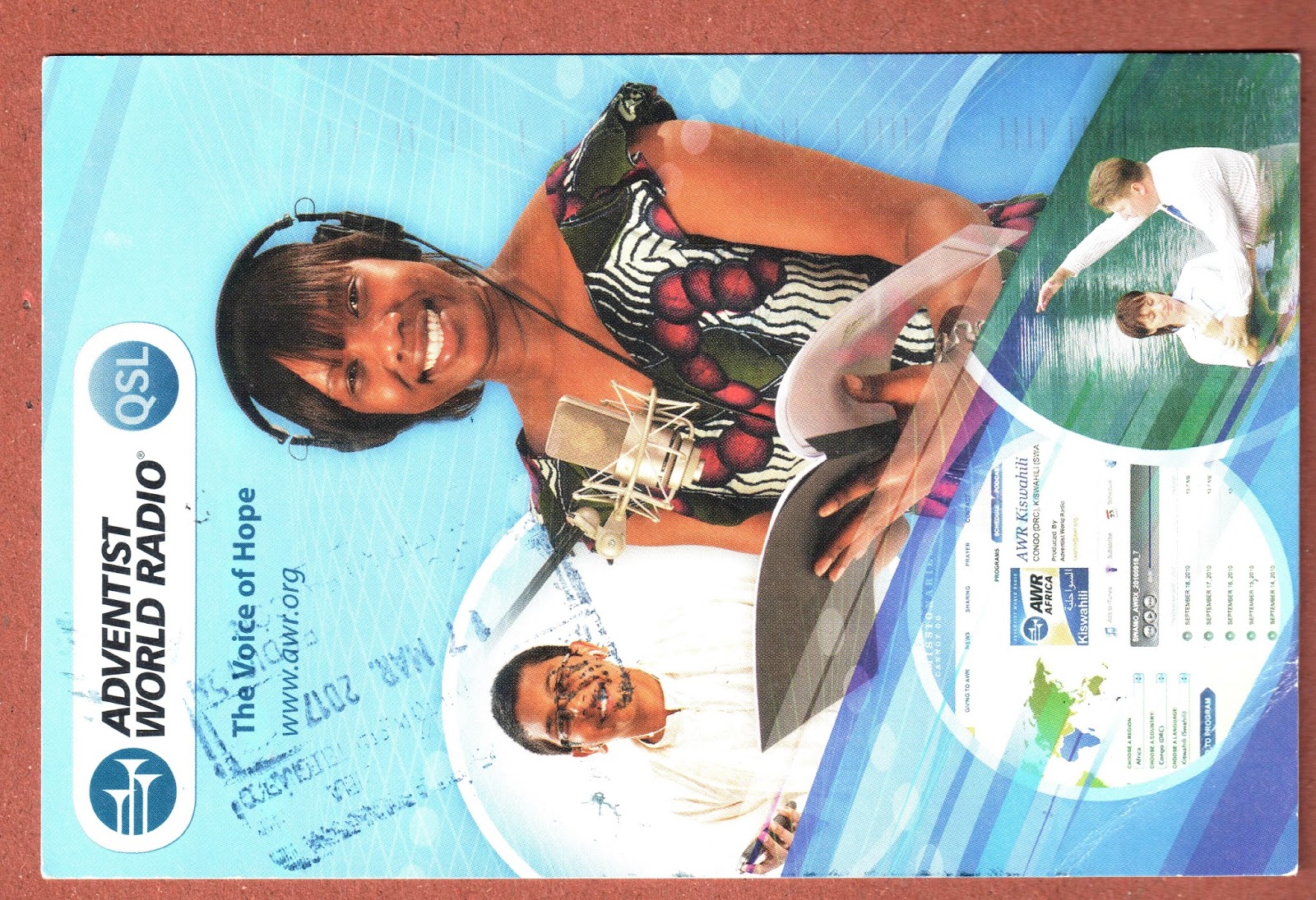 PARAGUANA DX: QSL - ADVENTIST WORLD RADIO - Okeechobee, Florida, U.S.A. PARAGUANA DX: QSL - ADVENTIST WORLD RADIO - Okeechobee, Florida, U.S.A.