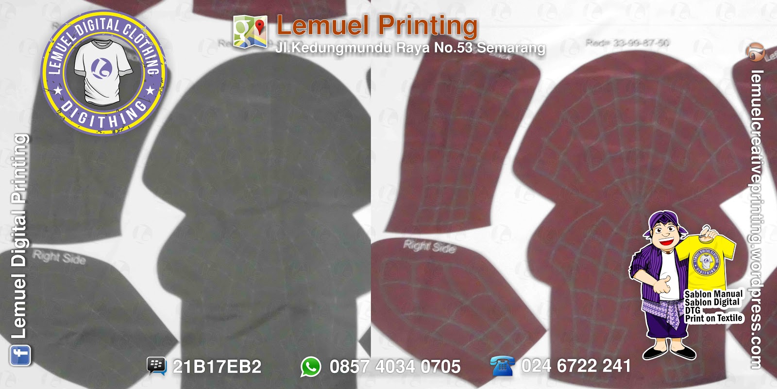 Lemuel Produksi Print Textile di bahan Spandek Doff Berkualitas by ...