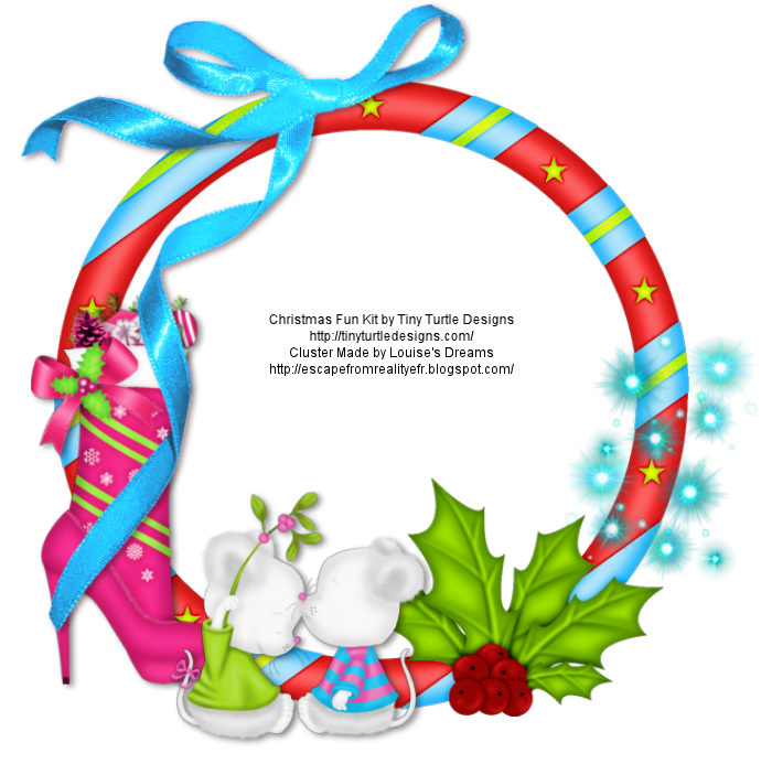 Escape From Reality Blog: FTU 'Christmas Fun' Cluster & Cluster Frames