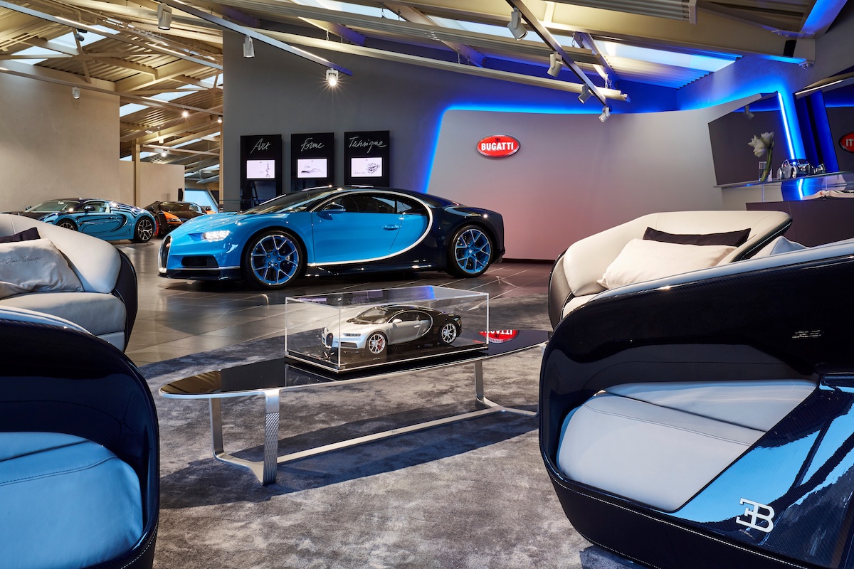 Passion For Luxury : Bugatti unveils a new showroom in the Swiss Alps
