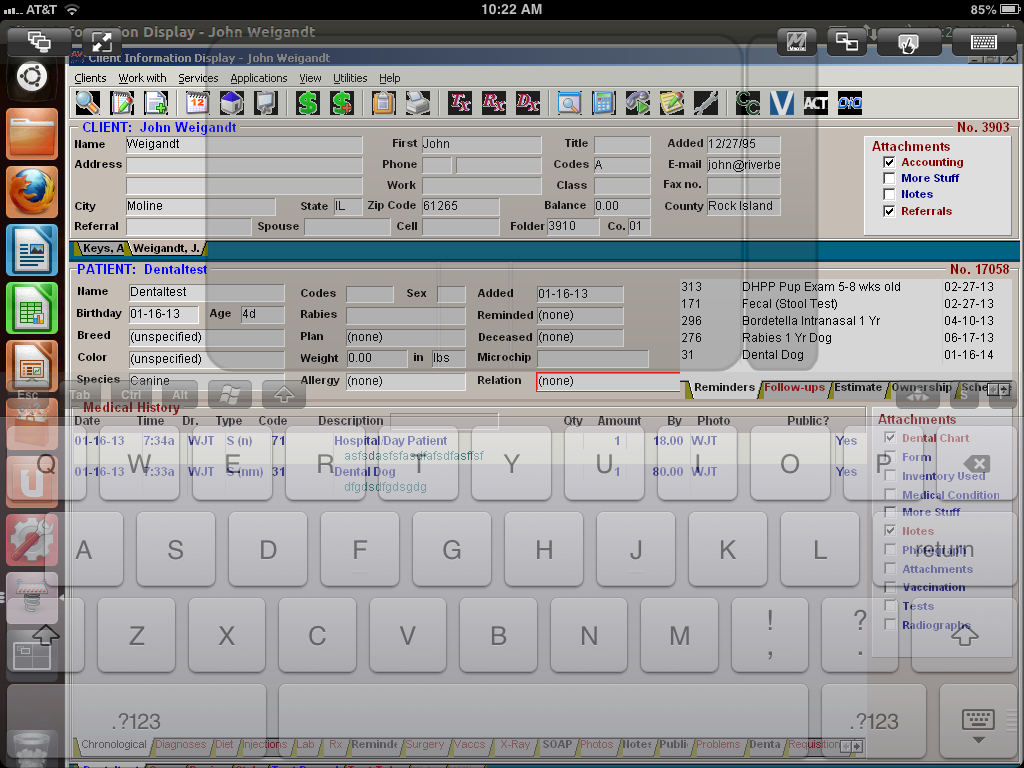 Linux and Avimark and Animals