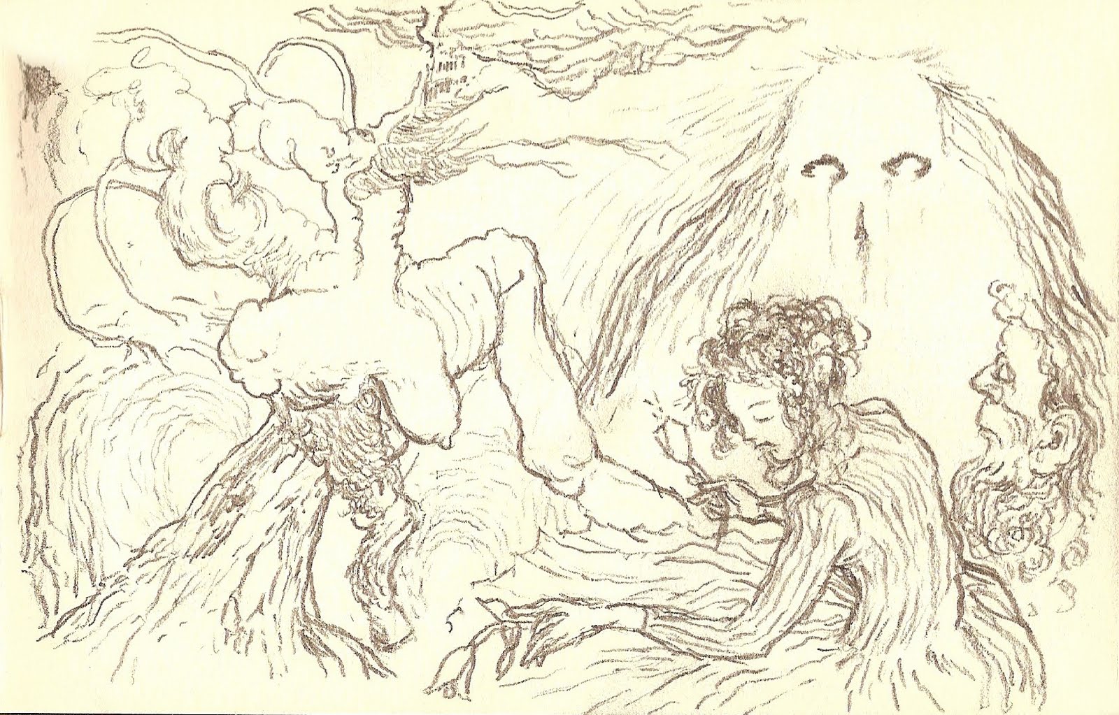 Beard of Moss: Automatic Drawings