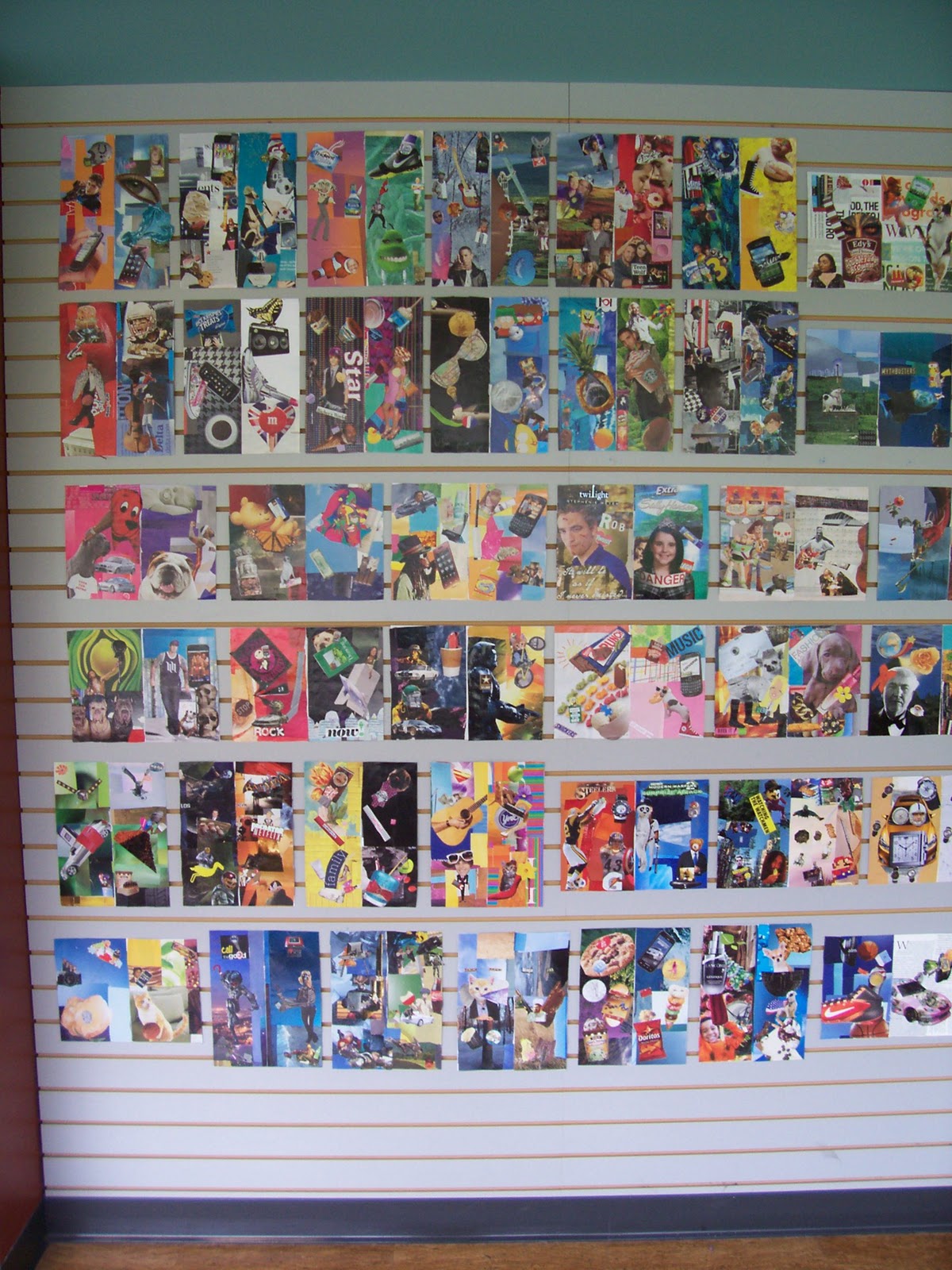 Irvington Community Middle School Art: Hero/Me Collage-7th Grade