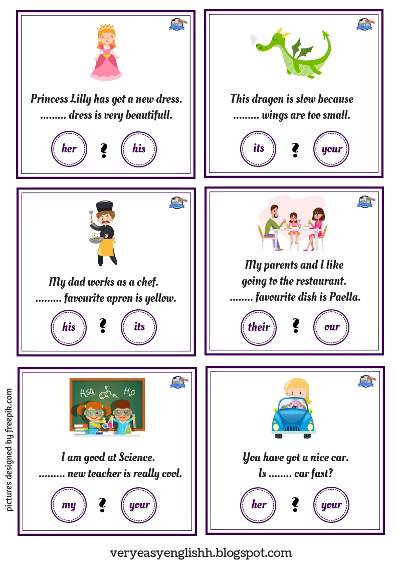 Easy English Possessive Adjectives easy-english-possessive-adjectives