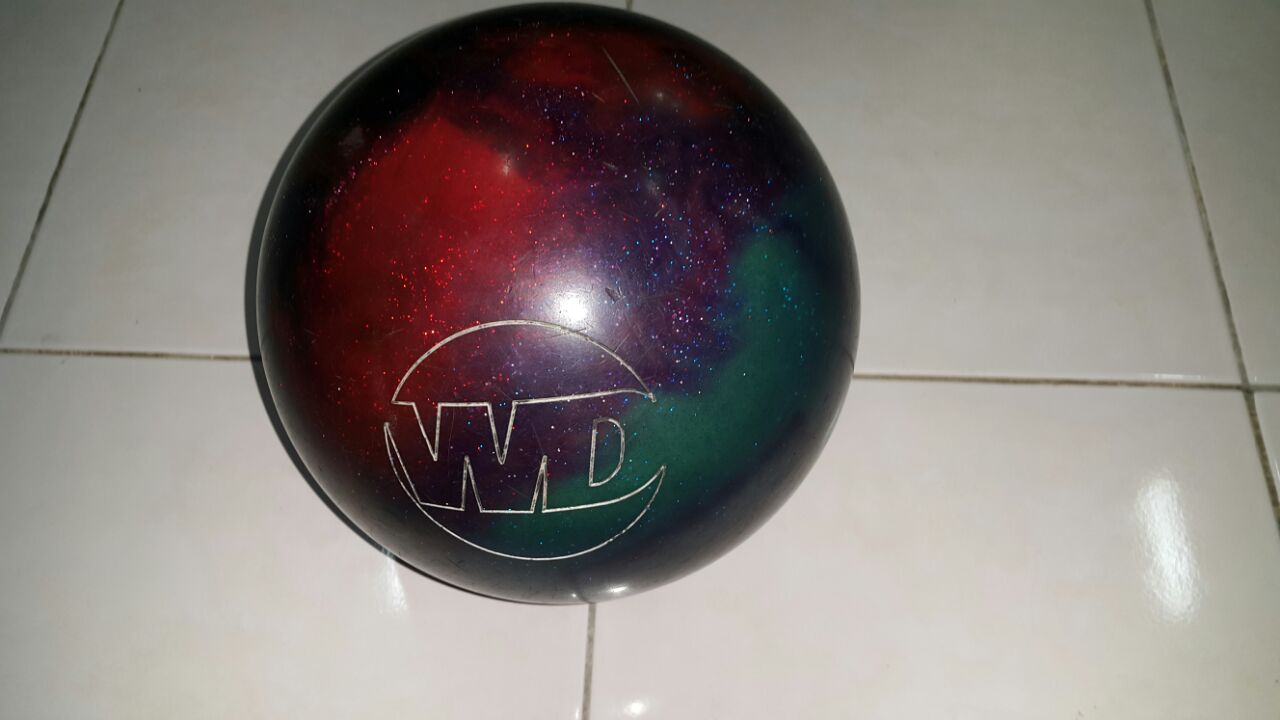 KEDAI BOWLING ONLINE: POLYESTER BOWLING BALL COLUMBIA300 WD 8 LB+-