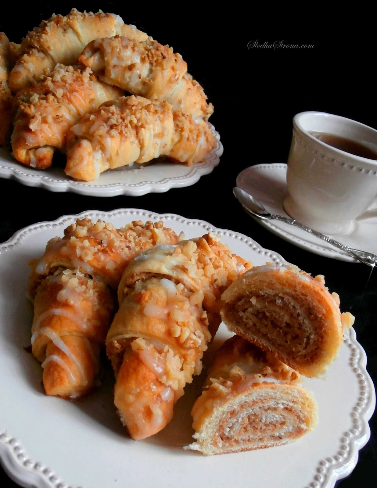 Słodka Strona: Rogale Marcińskie (Świętomarcińskie) z Białym Makiem ...