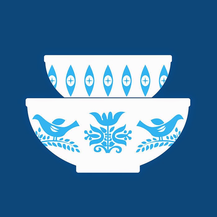 Drawing & Illustration Art & Collectibles Digital Pyrex Corning Green ...