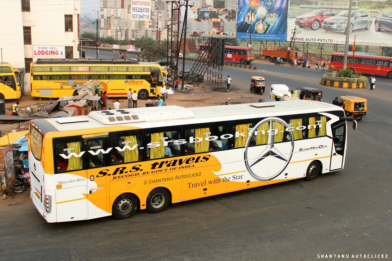 Shantanu Autoclickz: SRS Travels Mercedes Benz SHD 2436 Bengaluru ...
