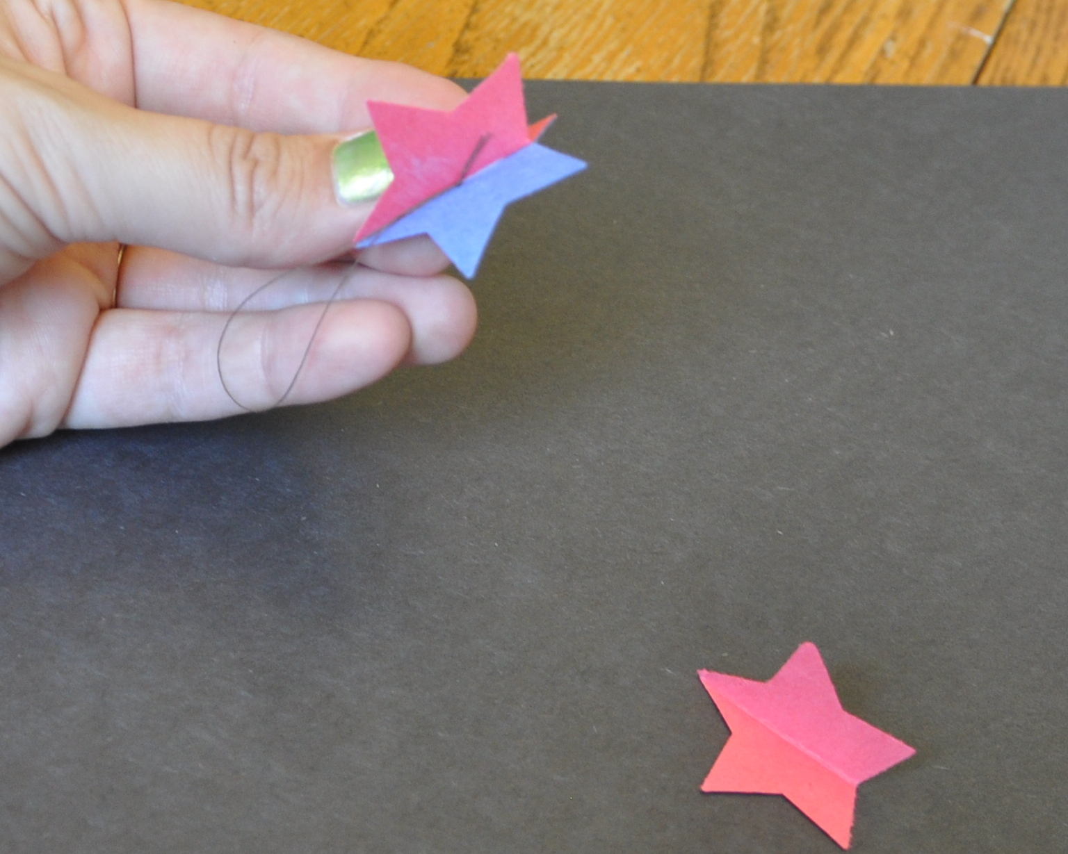Turning Stones Blog: Kid Project: Super Simple 3D Stars