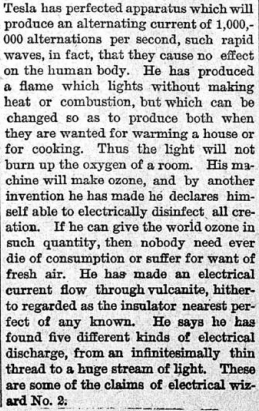 Shaking Paper: Some Lesser Known Innovations of Nikola Tesla