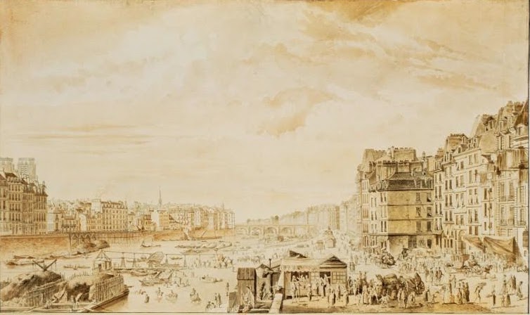 Mon XVIIIe, le blog d'Olivier Marchal: Vues de Paris au XVIIIè siècle