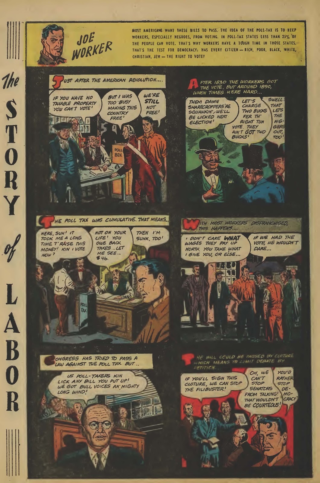 Kleefeld on Comics: On History: Joe Worker & The Story of Labor
