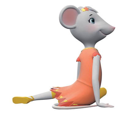 Angelina, a Ballerina e seus amigos - Imagens para Decoupage