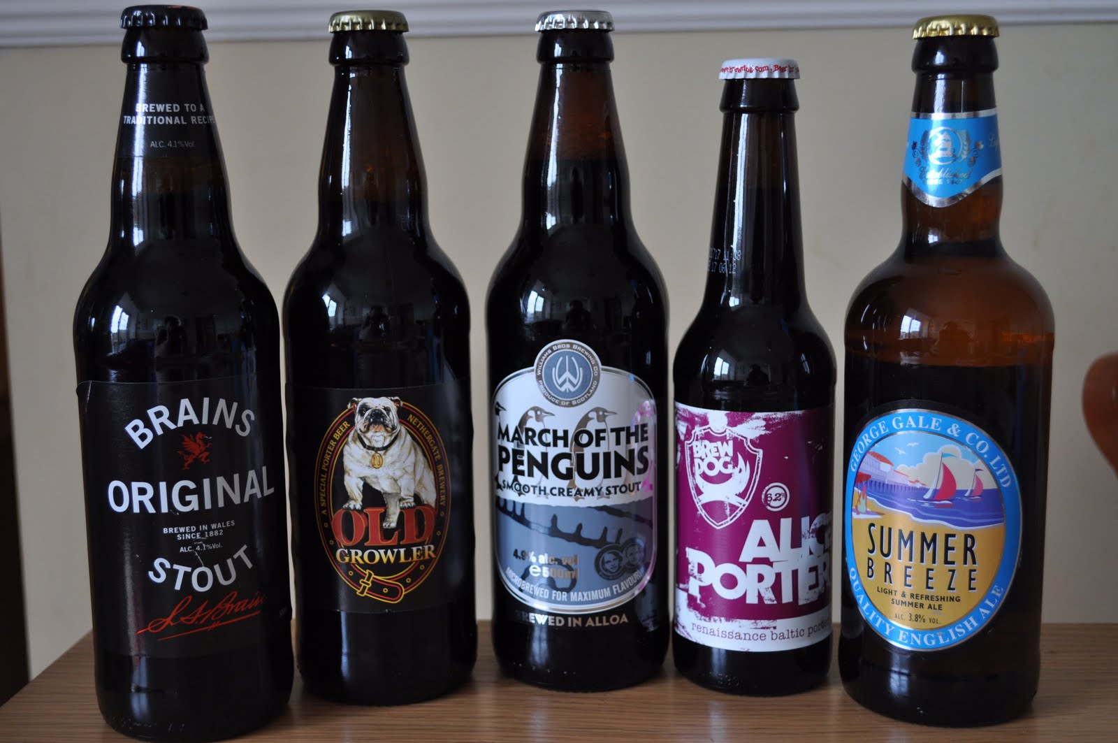 Vintage Irish Porter Beer Bottles