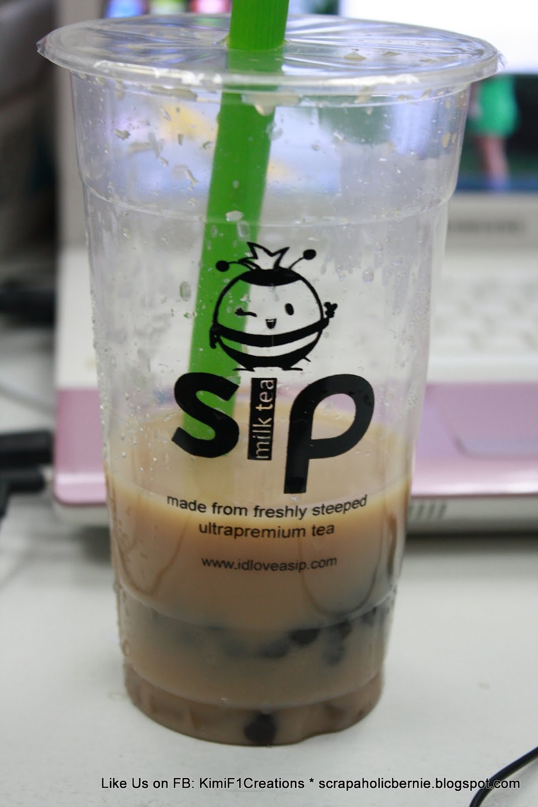 F1 Digital Scrapaholic: My New Addiction: SIP Hazelnut Milk Tea
