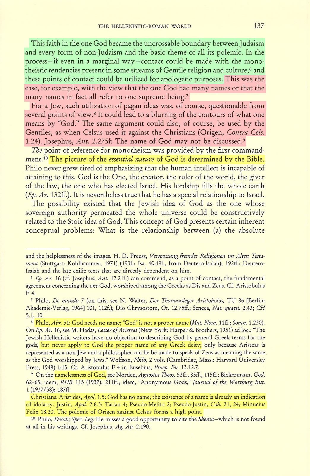 e-homo religiosus: Hans Conzelmann: The notion of the one God having ...