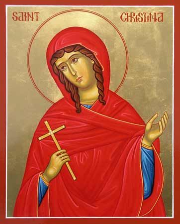 The Heavy Anglophile Orthodox: Holy and Glorious Christina, Greatmartyr ...