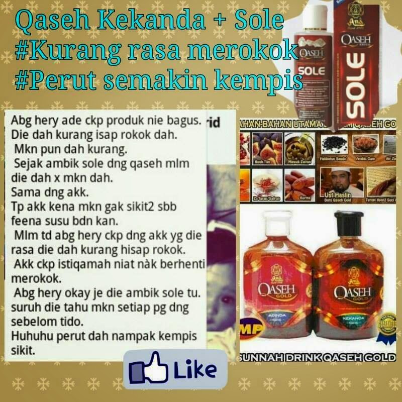 Qaseh Gold Minuman Sunnah: SET KURUS MURAH DENGAN QASEH
