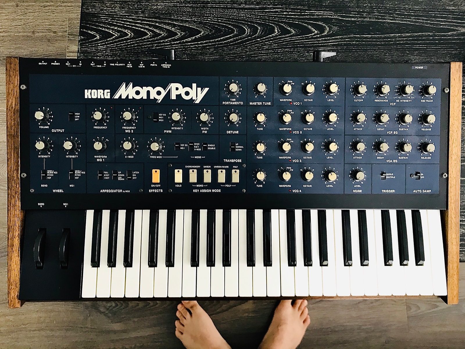 MATRIXSYNTH: Korg Mono/Poly Analog Synthesizer 372543 Serviced w ...