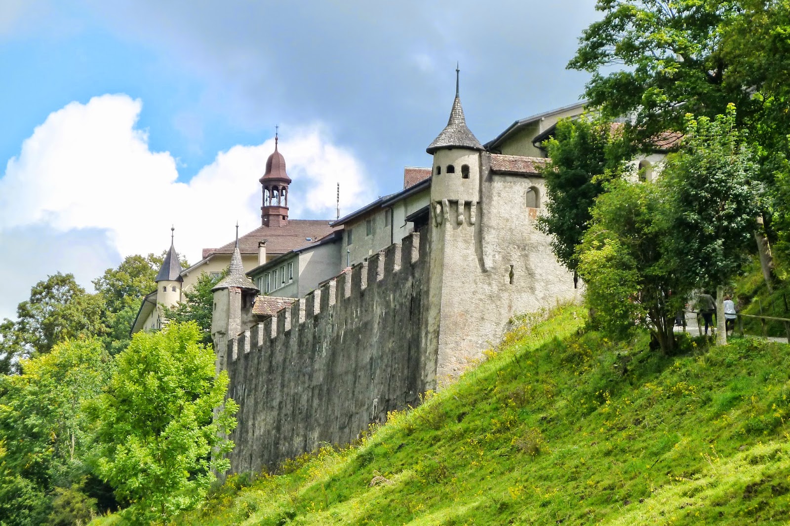 A Small Medieval Town - Reflections and Nature