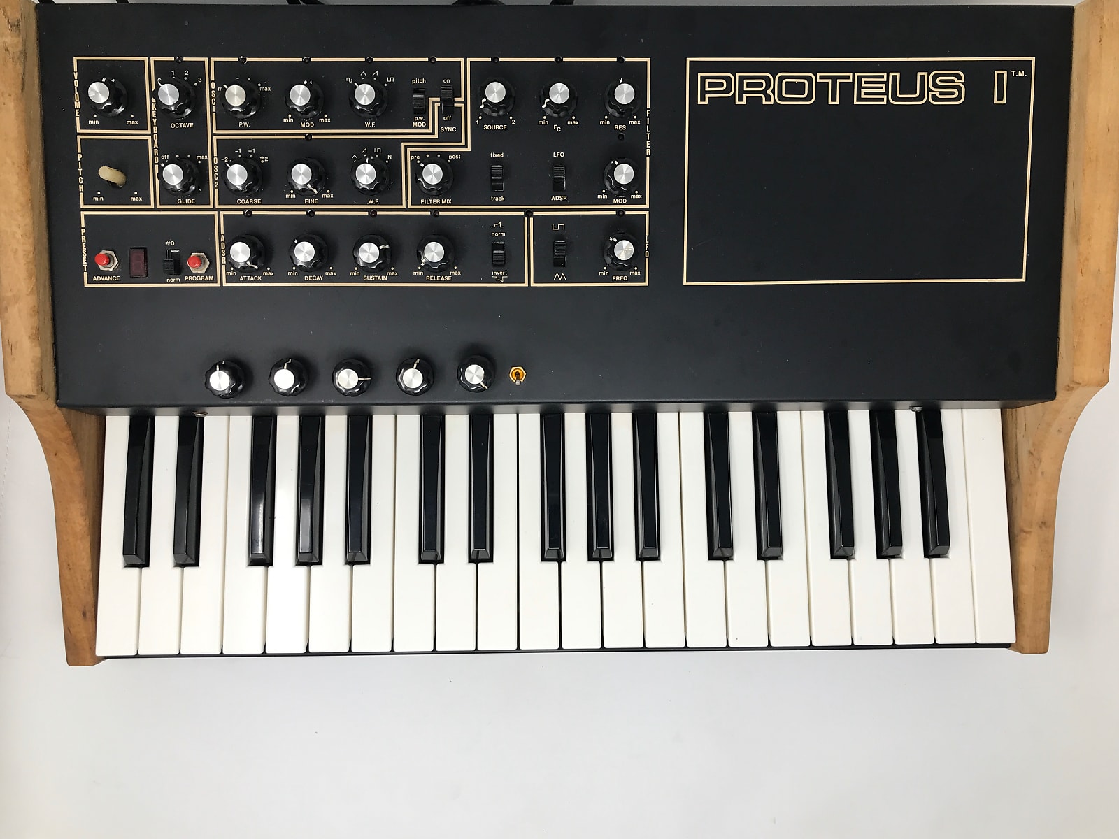 MATRIXSYNTH: Vintage Paia Proteus 1 MonoSynth with Bass Pedals