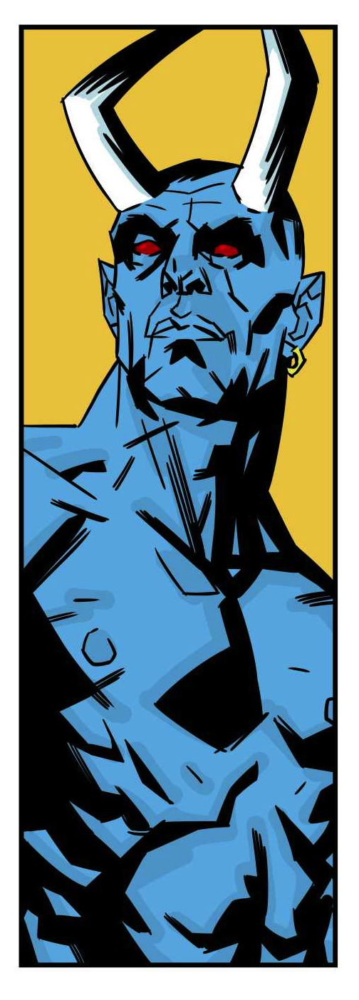 Matthew Dow Smith: Sketchbook: Blue Devil...