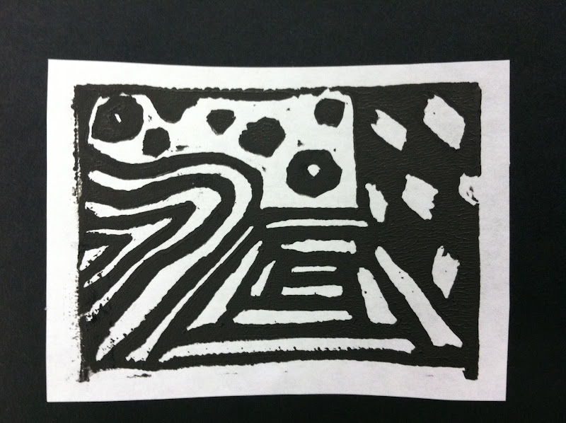 Mrs. Wille's Art Room: Relief Printmaking - Abstract Design