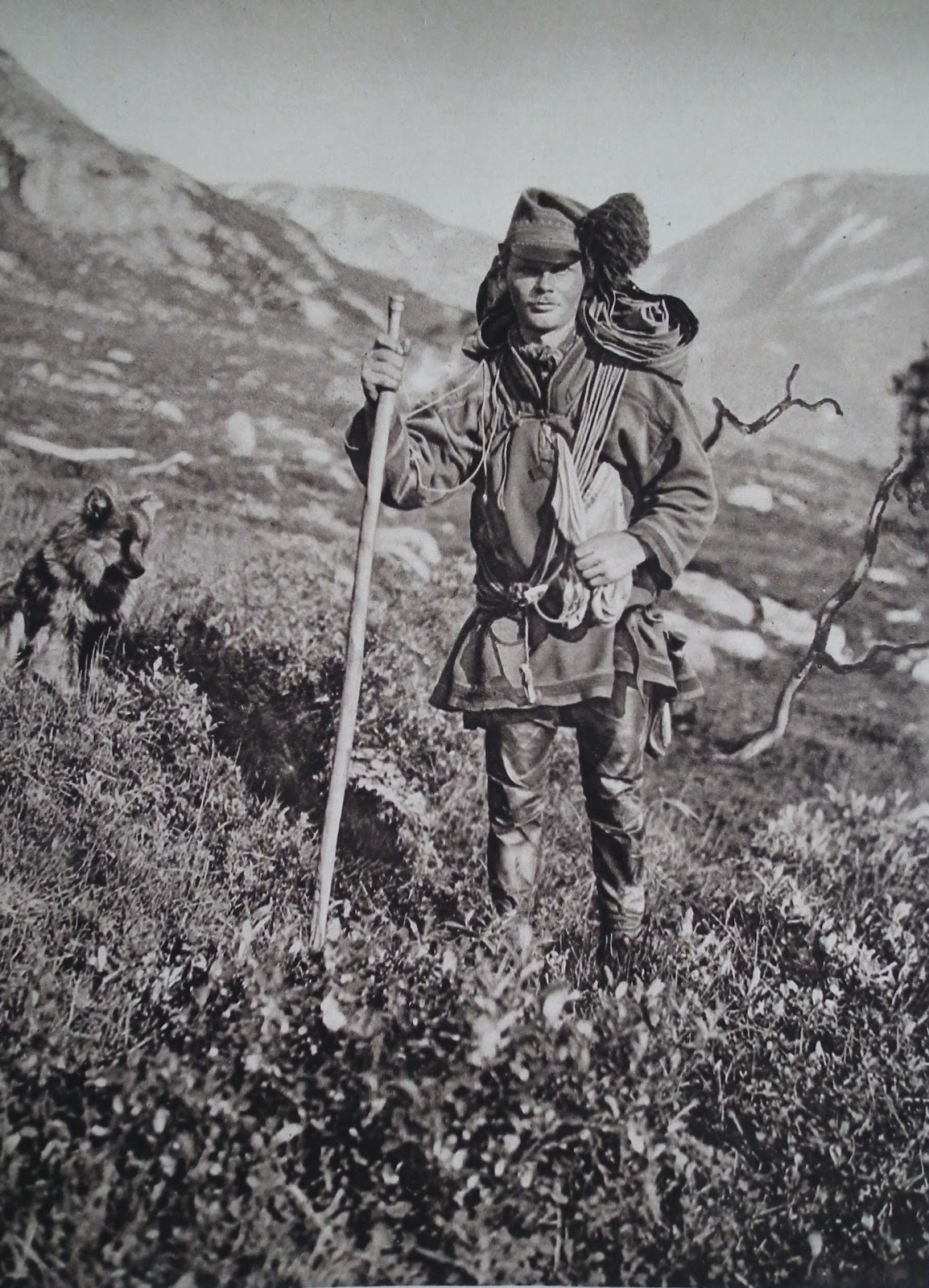 The Things I Enjoy: A Lapp reindeer herdsman from the 1920´s
