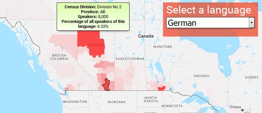 Cartographier Les Langues Du Canada