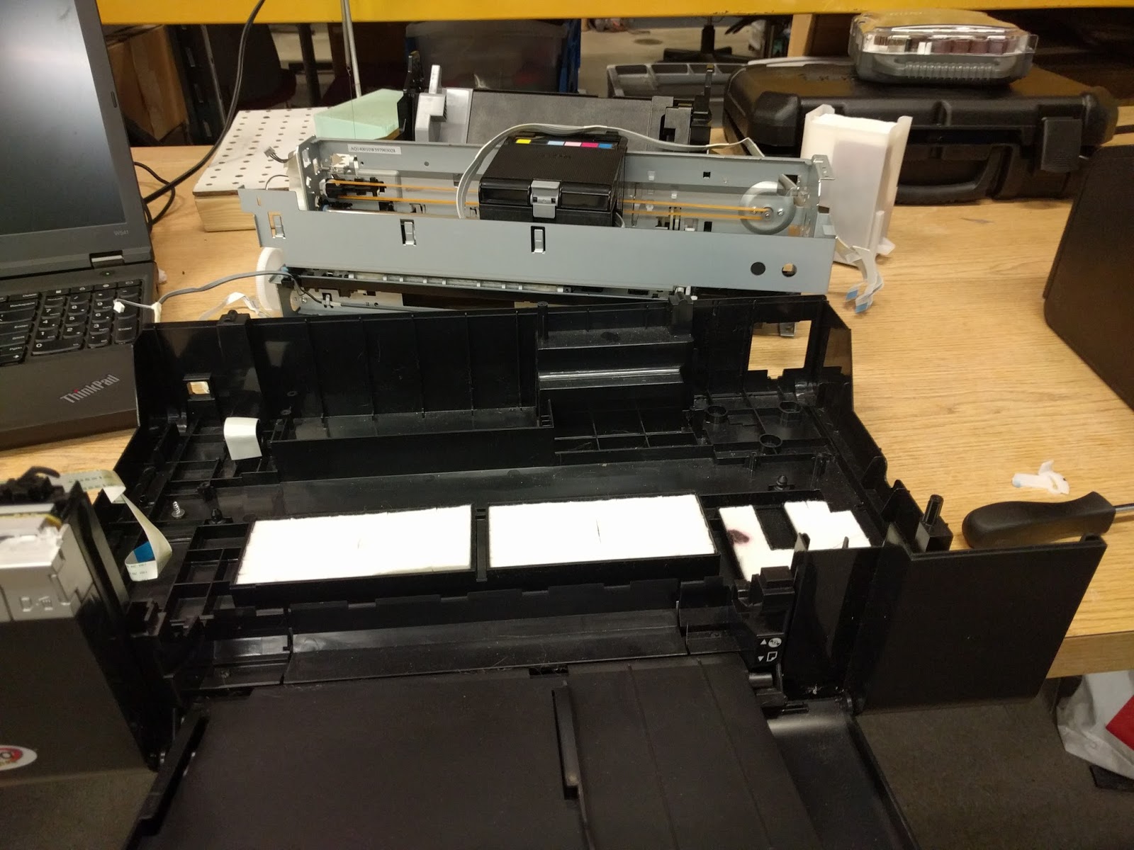 Undocumented Code: Repurposing a Printer's Parts