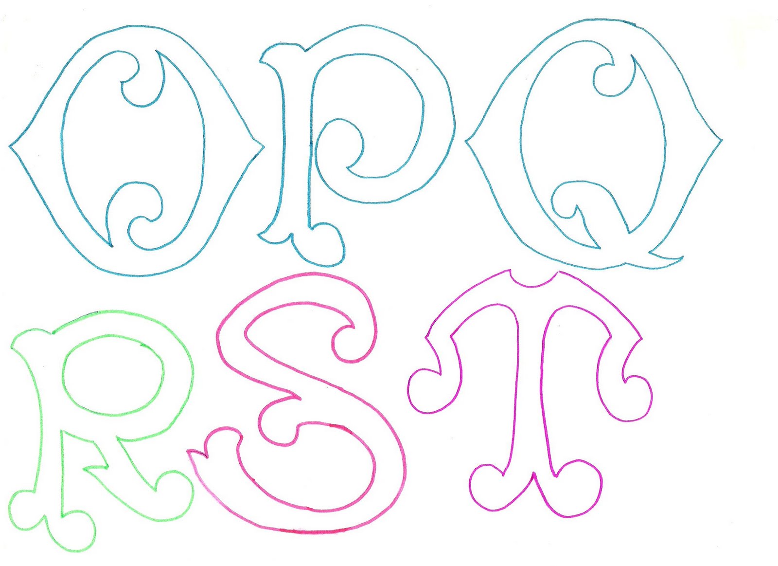 MaestrosComoTú: LETRAS CURVAS