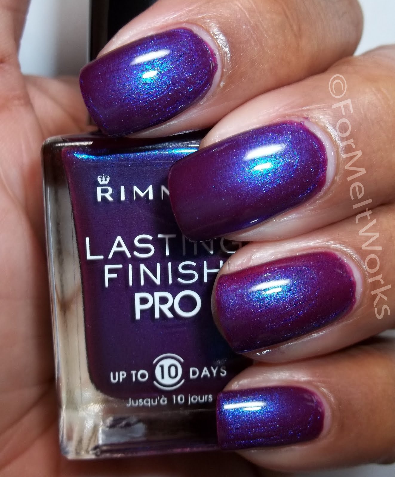 NOTD: Rimmel Violet Metal - Shades of Beauty, Inc.