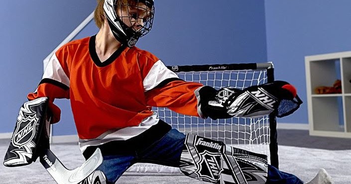 Franklin Sports NHL Mini Hockey Goalie Equipment with Mask Set $11.98 ...