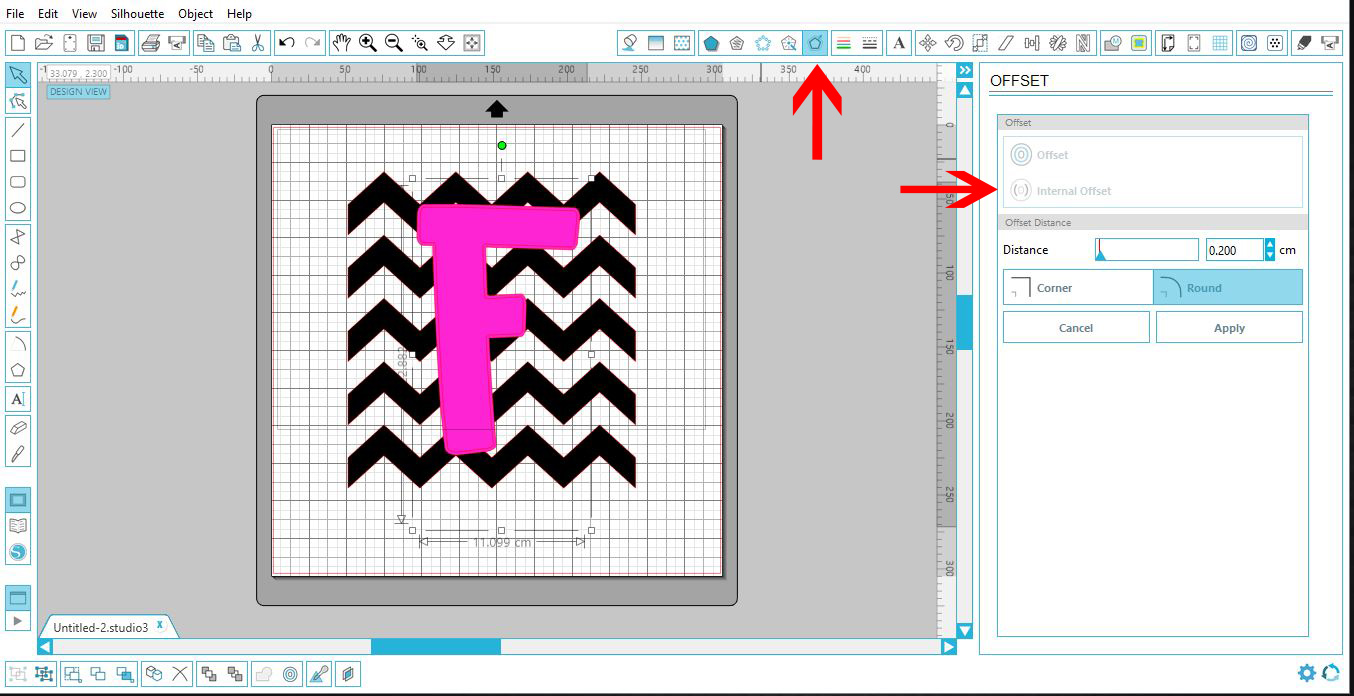 How to fill text with a cuttable pattern | Design Bundles