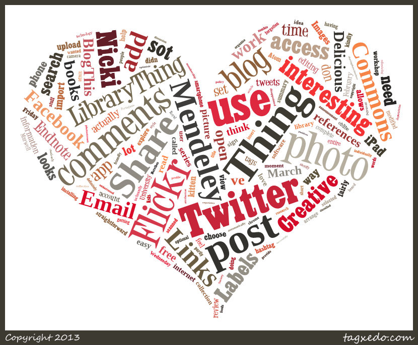 23 Things: Things 19 and 20: Wordle and Tagxedo