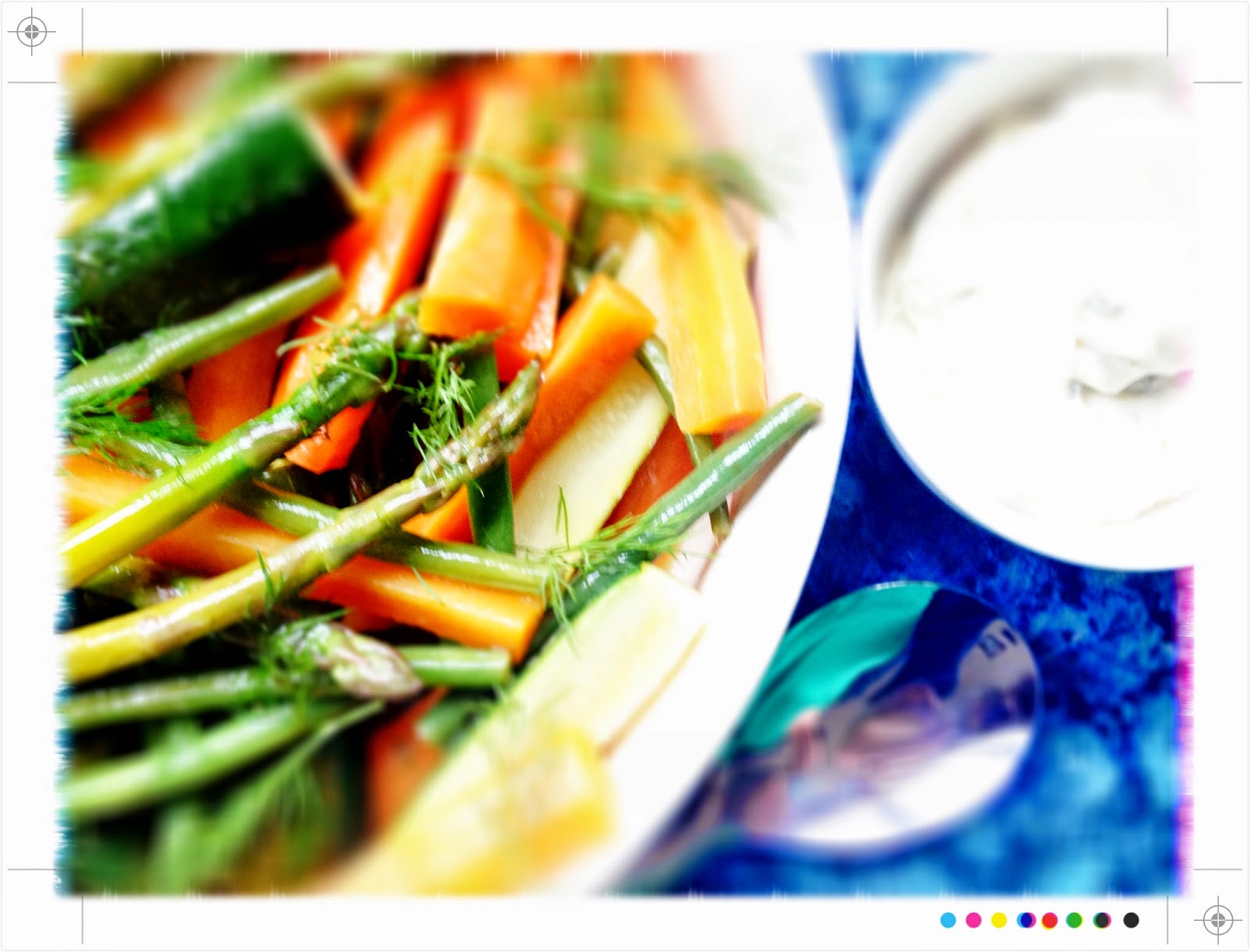 Toast: Poached Vegetables with Caper Dijon Mayo