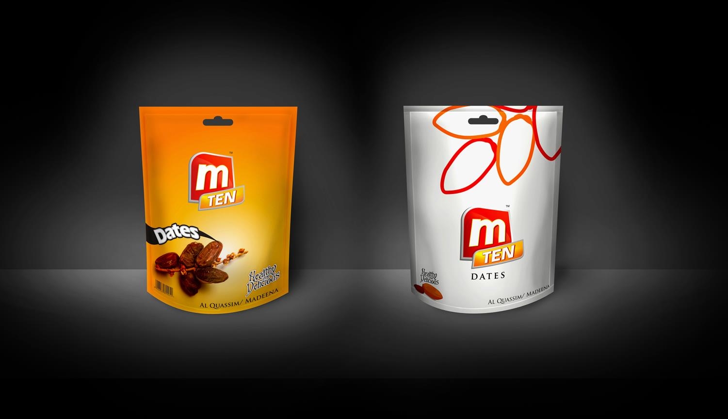 REVOLUTIONARY BEANS: Dates Pack Design - Metallic printing pouches