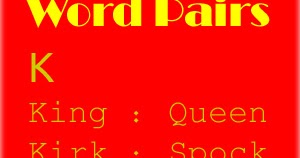 List of Important Word Pairs - Digital Study Center | An Exclusive e ...