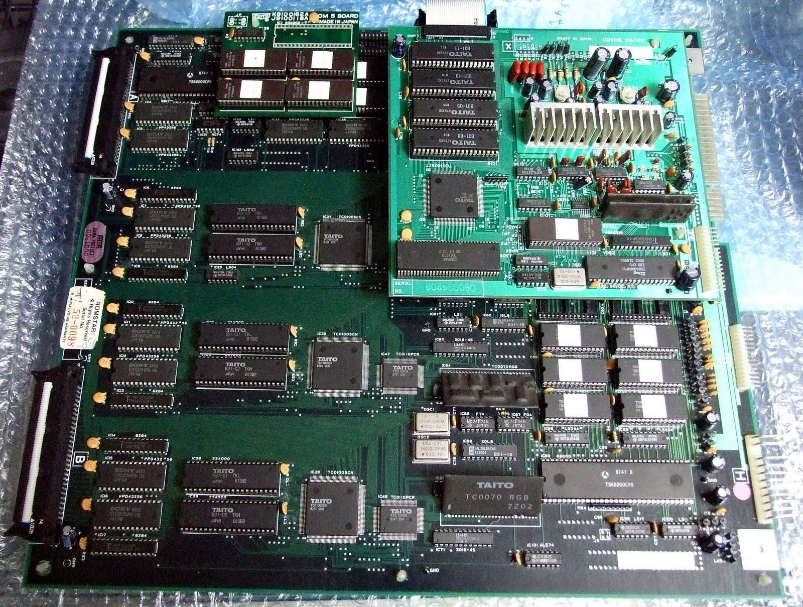 Arcade Hardware Power Up: The Ninja Warriors and Darius to JAMMA