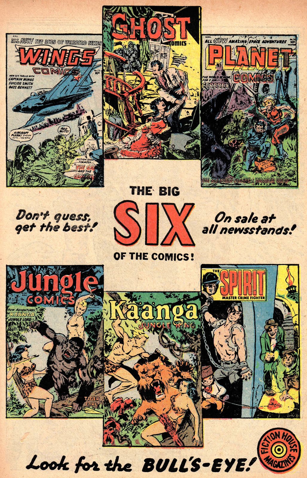 Pellucidar Offerings: High Level Comic Book Ads