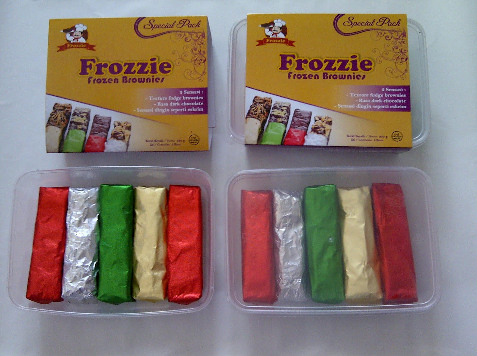 Frozen Brownies Frozzie