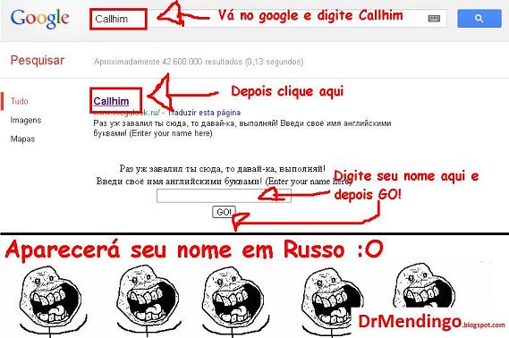 .: Saiba seu nome em Russo