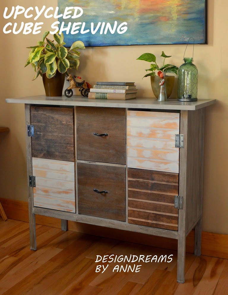 Turn a Cube Storage Piece into an Amazing Console Table!