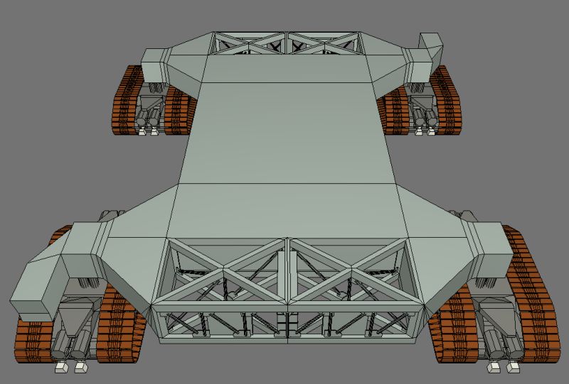 Desktopsimmer's 3D Models: Crawler Transporter (Part 4)