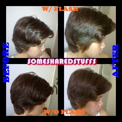 SOME SHARED STUFFS: BEFORE AND AFTER: GLAMWORKS PERMANENT HAIR DYE COLOR