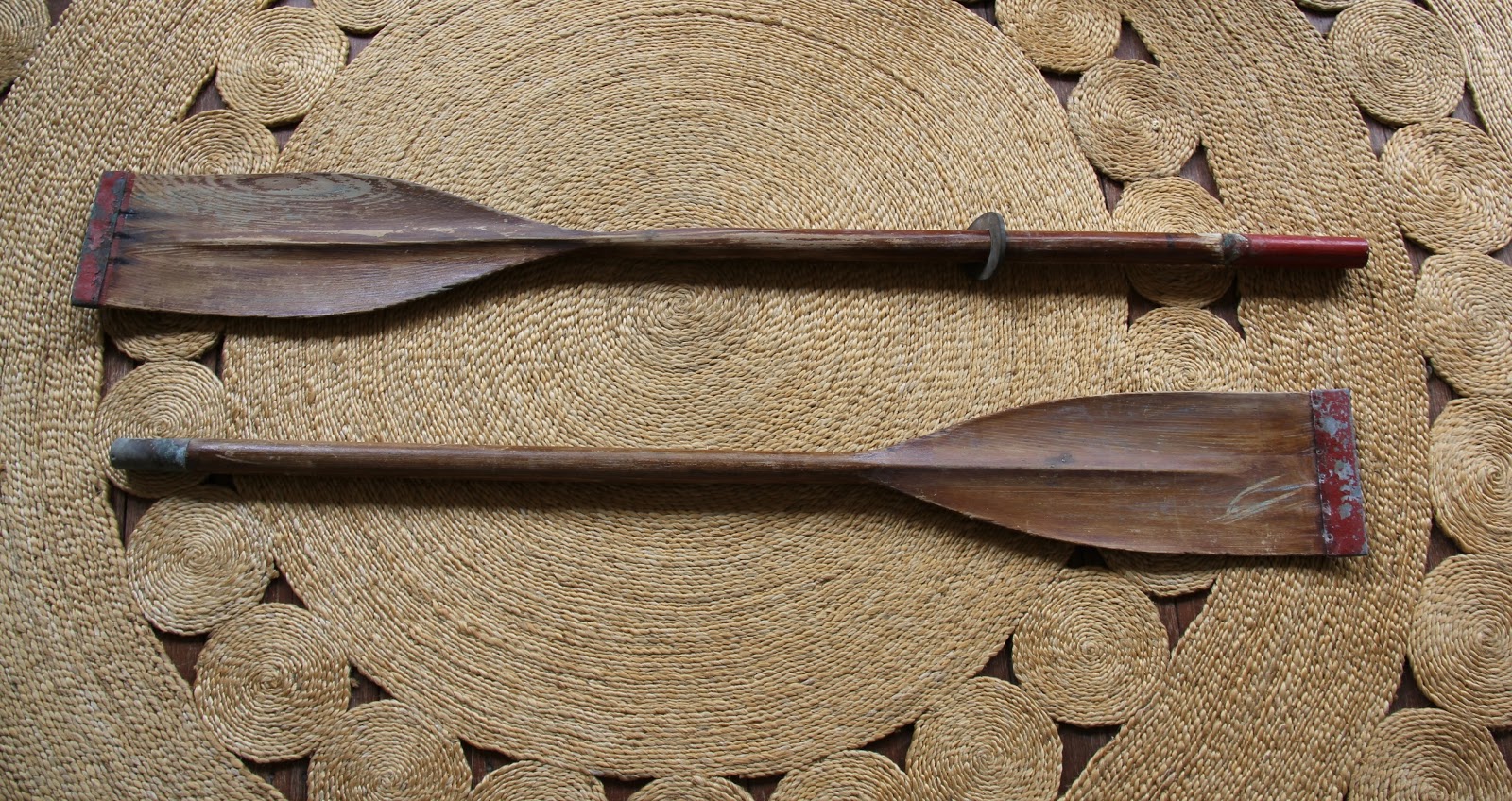 Vintage Finds: Wooden Skis and Boat Oars