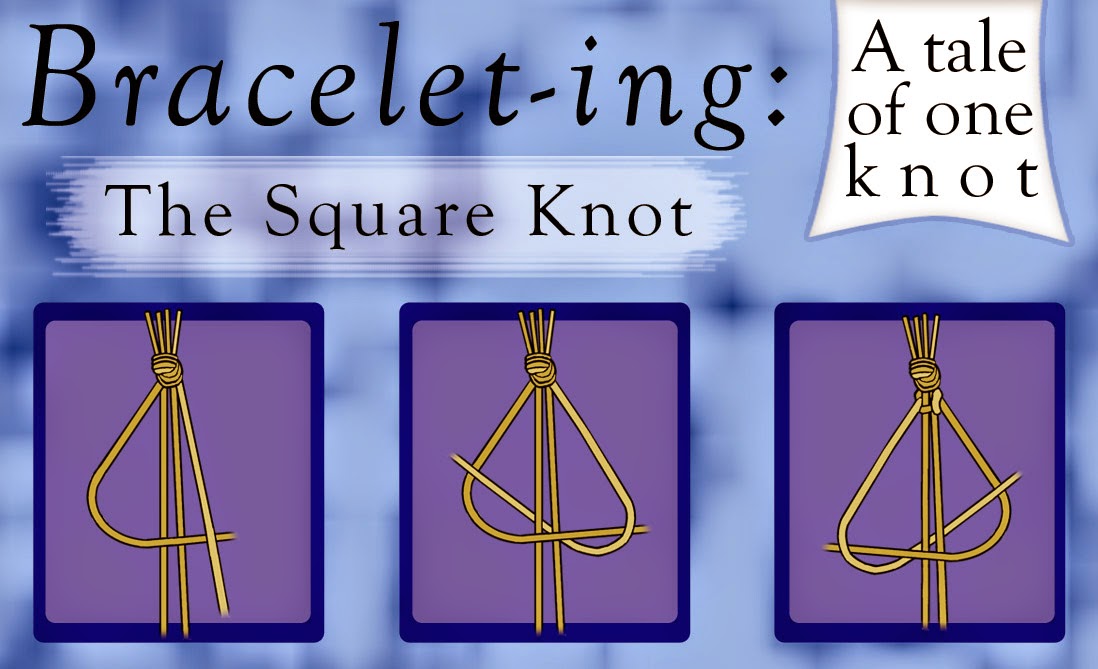 Pepperell Crafts!: Bracelet-ing: The Square Knot